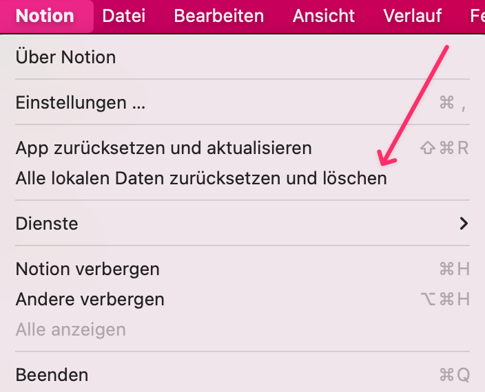 Refresh Notion, wenn Notion mal komisch tut